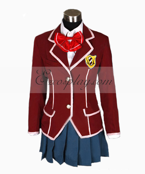Guilty Crown Inori Yuzuriha School Uniform Cosplay Costume